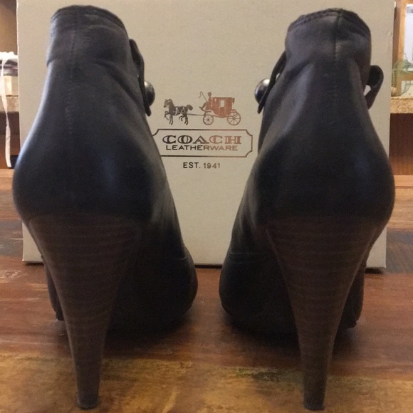 Coach | Shoes | Coach Black Booties | Poshmark